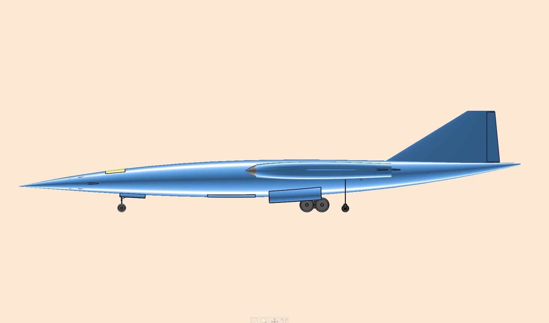 Free avro 730 mach 3 3D model - TurboSquid 1474710