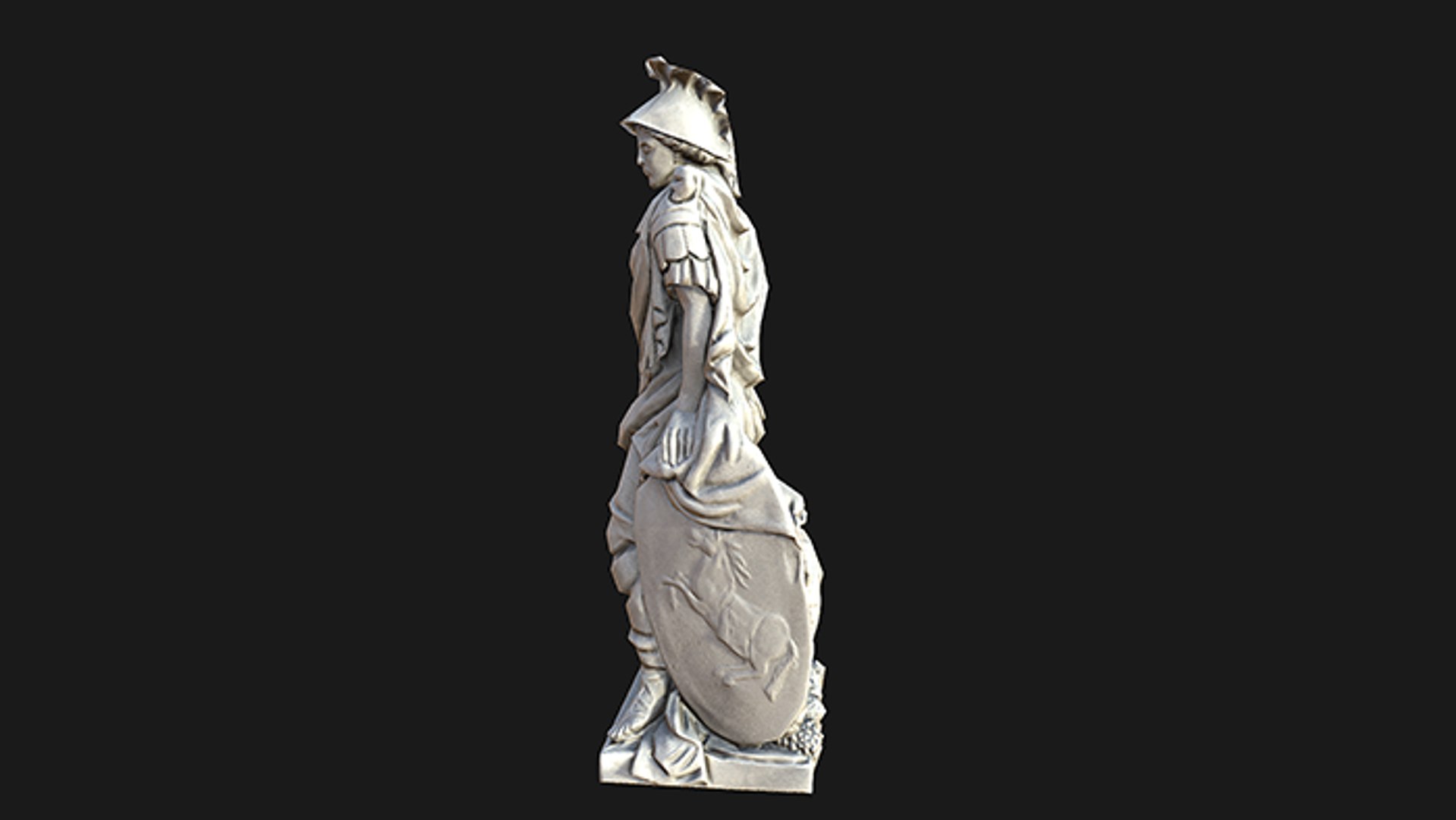3d Model Europe Statue