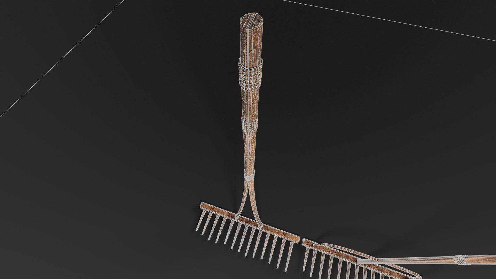 Medieval Farm Rakes Set 3D Model - TurboSquid 2276536