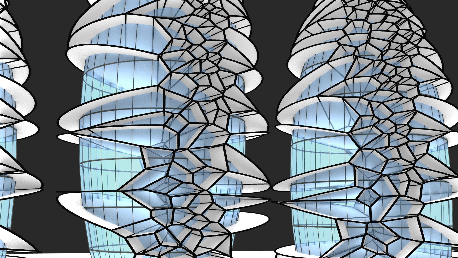 3D Futuristic Organic tower 3D model - TurboSquid 2025503