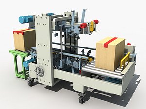Automatic sealing machine 3D model - TurboSquid 1206733