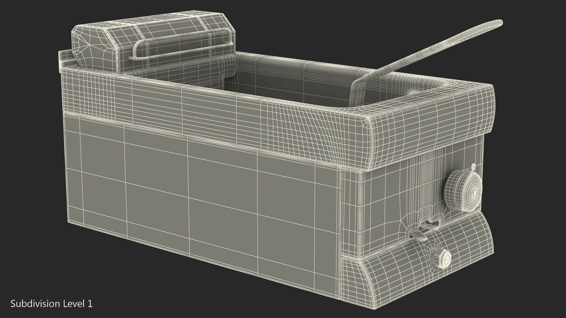 3D Model Inox Electric Fryer - TurboSquid 1446832