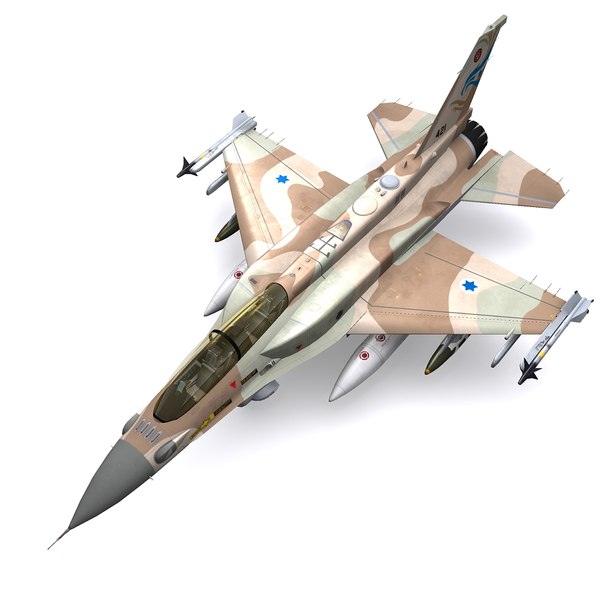 general dynamics f-16 jet fighter 3d model
