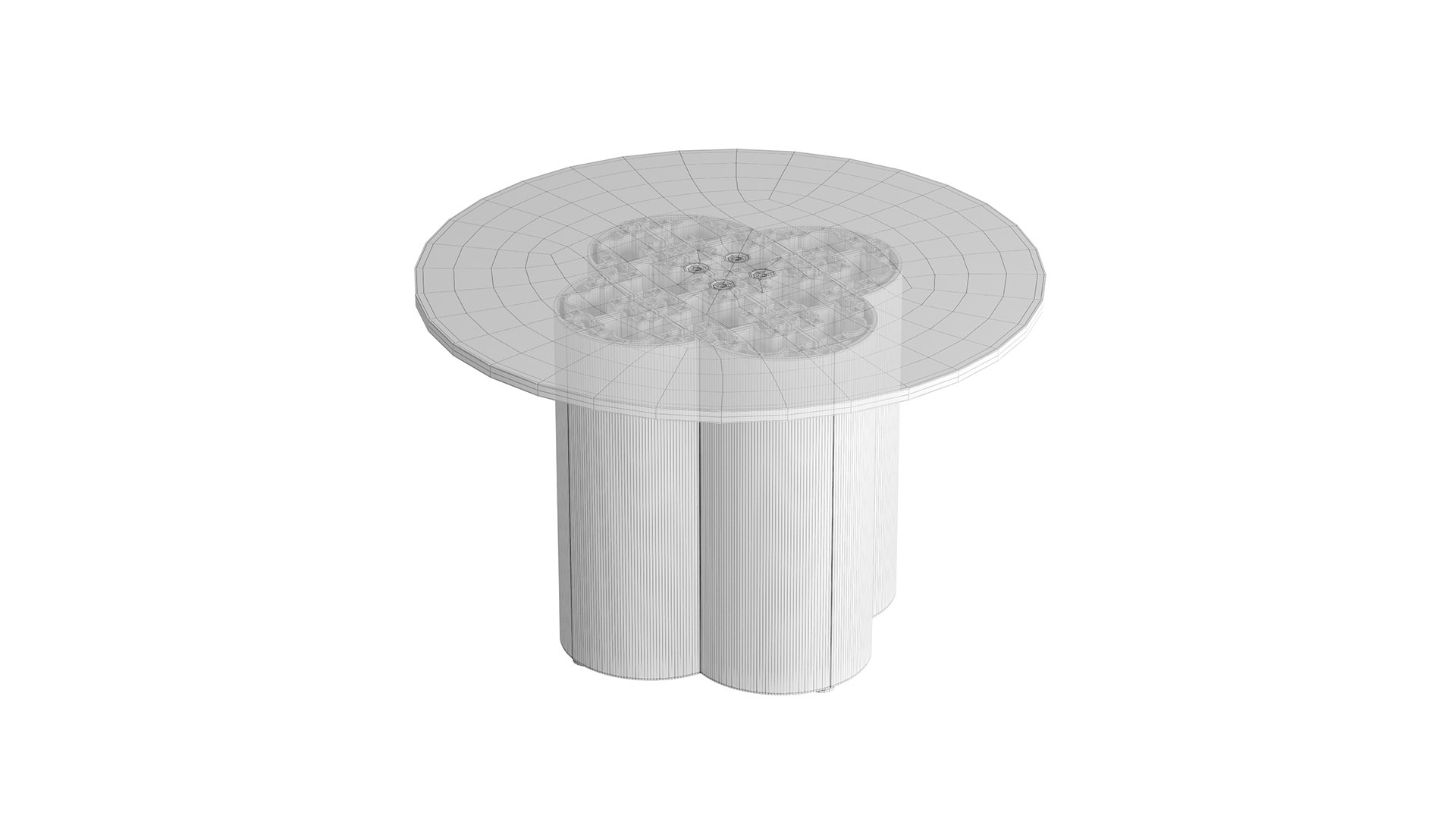 3D Modular Aluminum Profile Table - TurboSquid 2370903