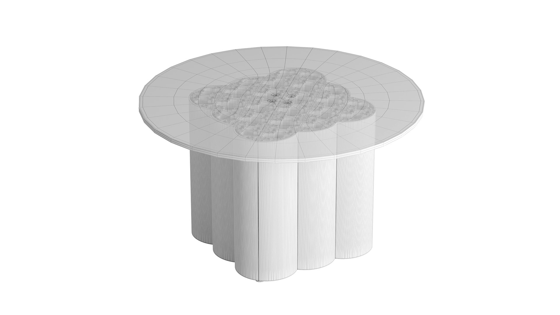 3D Modular Aluminum Profile Table - TurboSquid 2370903