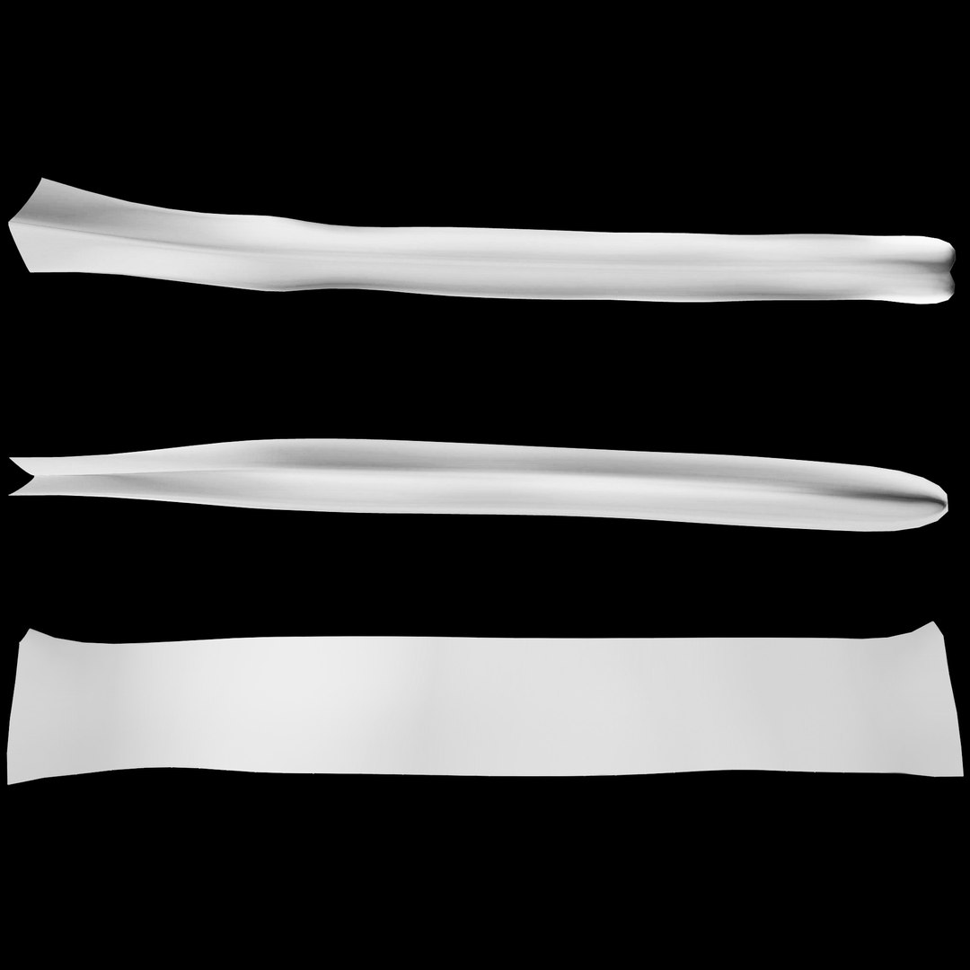 Neck Collar With Strings Tie 3D Model - TurboSquid 1832078