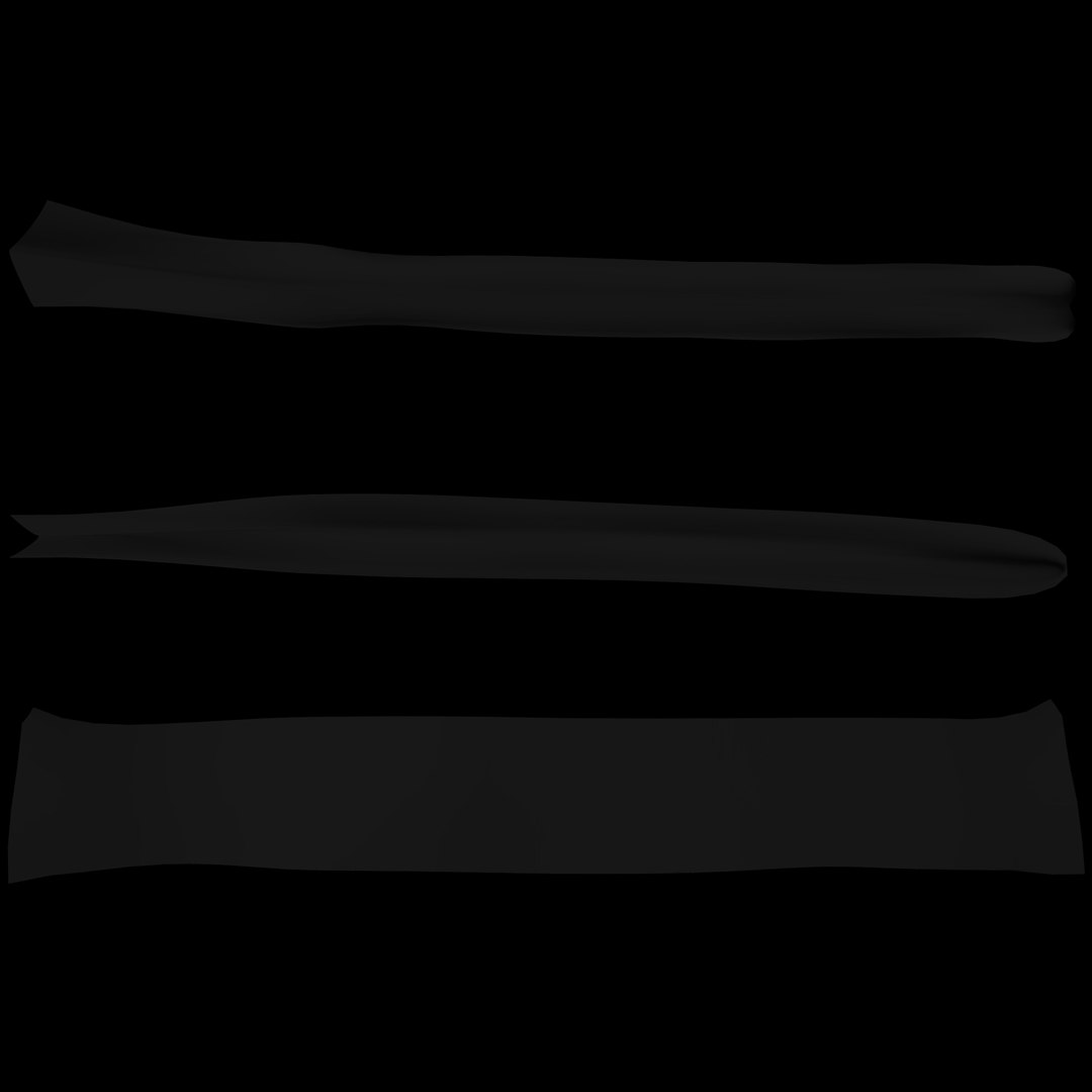 Neck Collar With Strings Tie 3D Model - TurboSquid 1832078