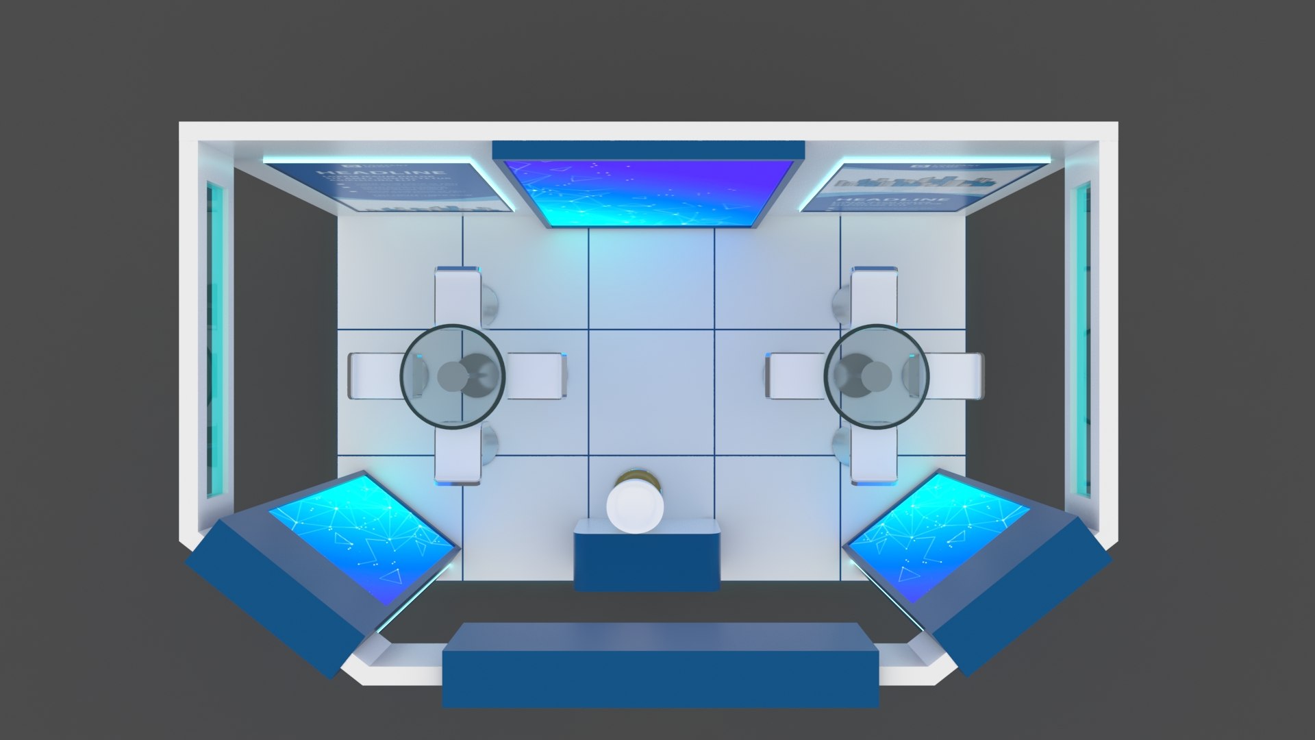 3D Model 5x3 Meter Exhibition Booth - TurboSquid 2263754