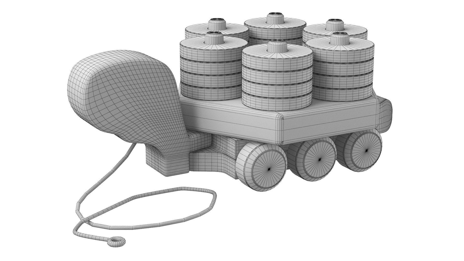 Real Pull Toy 3D Model - TurboSquid 1591644