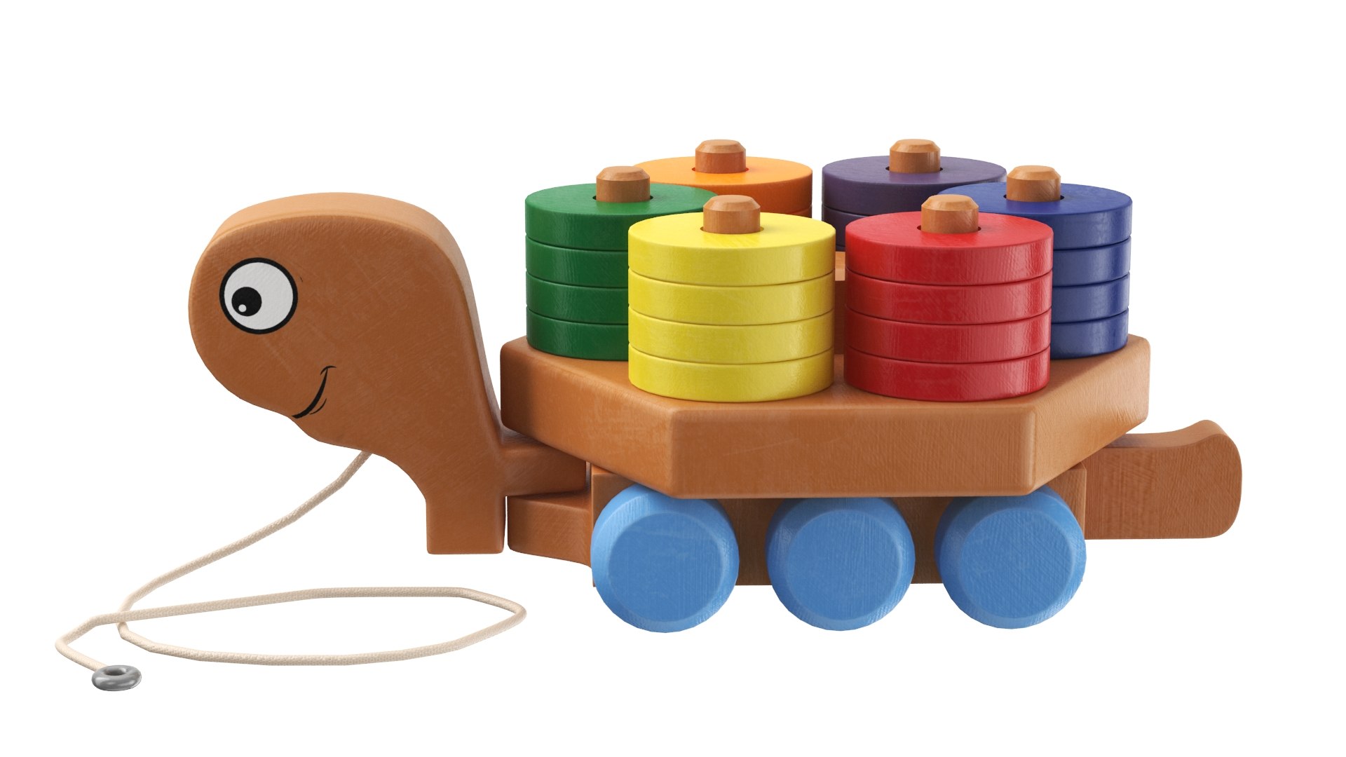 Real Pull Toy 3D Model - TurboSquid 1591644