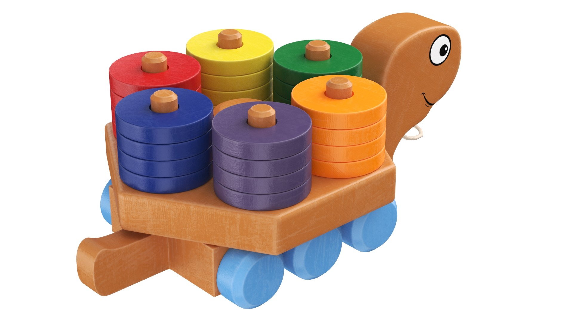 Real Pull Toy 3D Model - TurboSquid 1591644