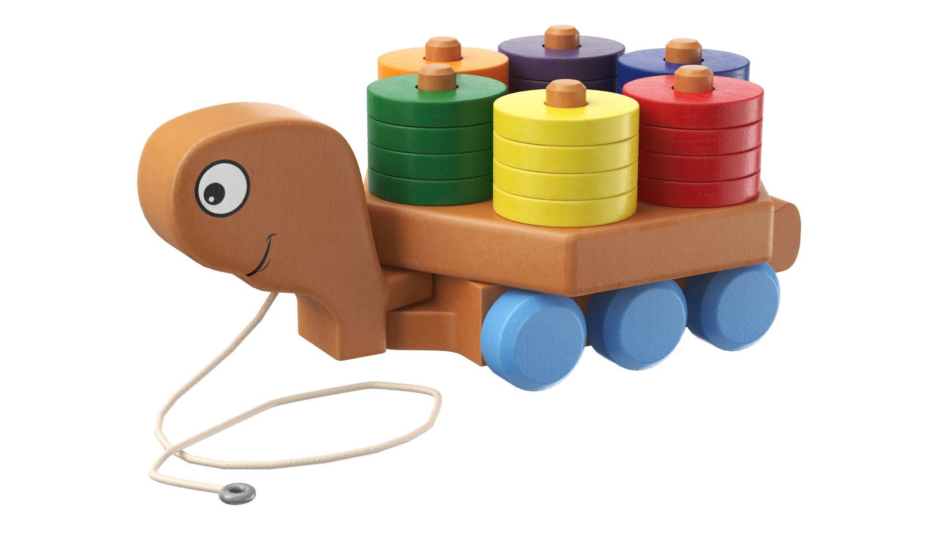 Real Pull Toy 3D Model - TurboSquid 1591644