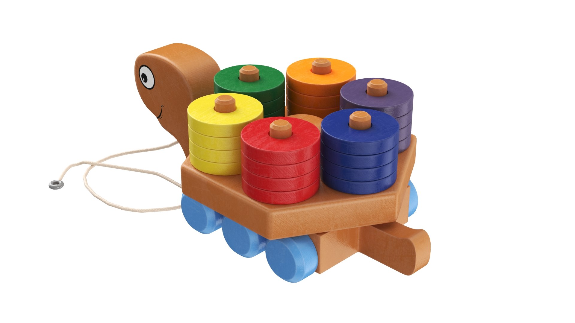 Real Pull Toy 3D Model - TurboSquid 1591644