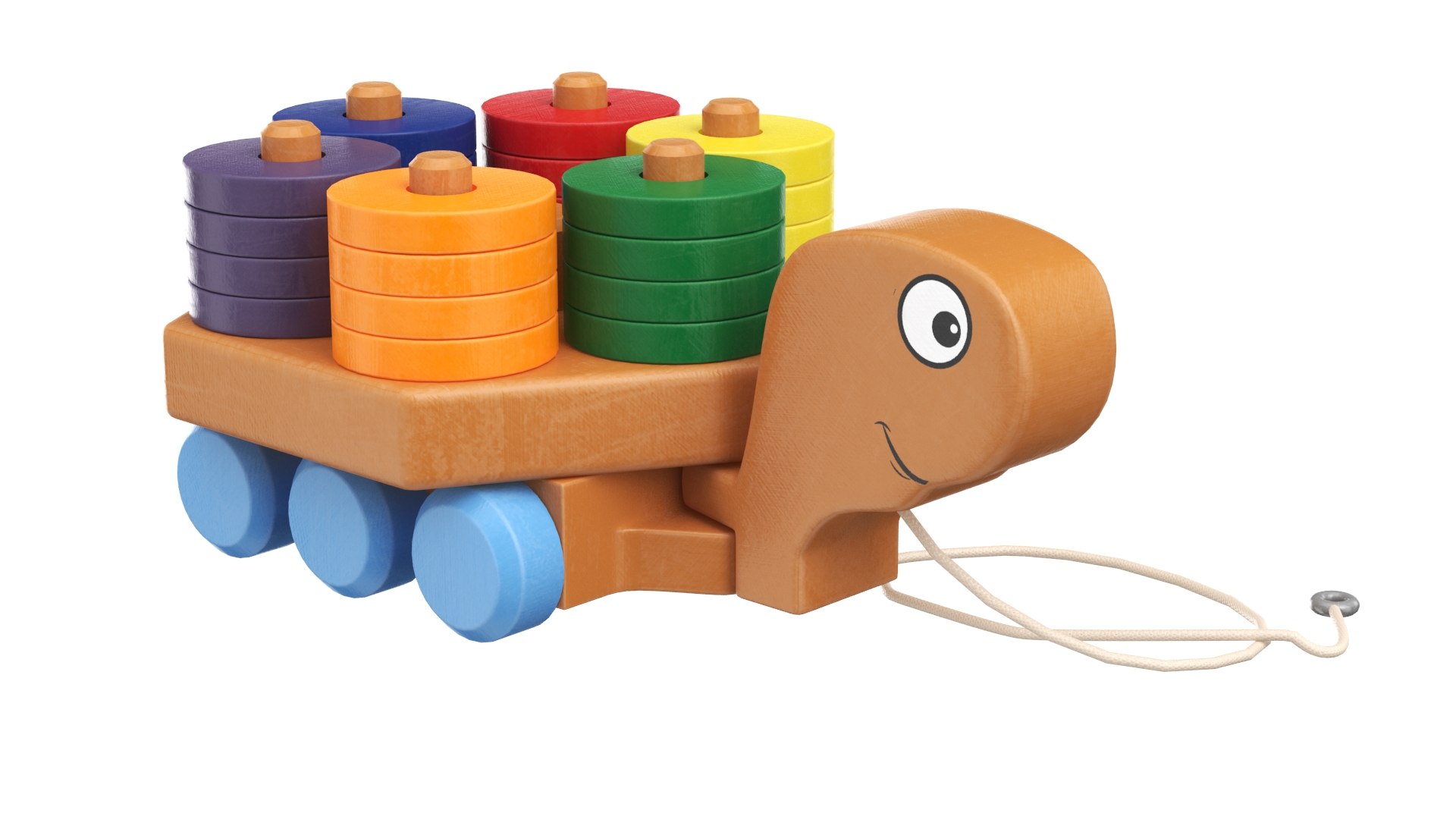 Real Pull Toy 3D Model - TurboSquid 1591644