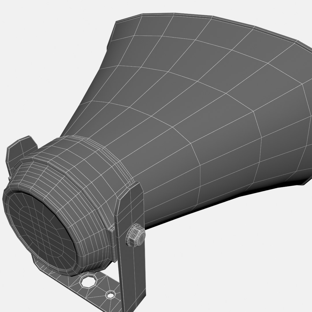 Horn Speaker Megaphone V2 3D Model - TurboSquid 1238026