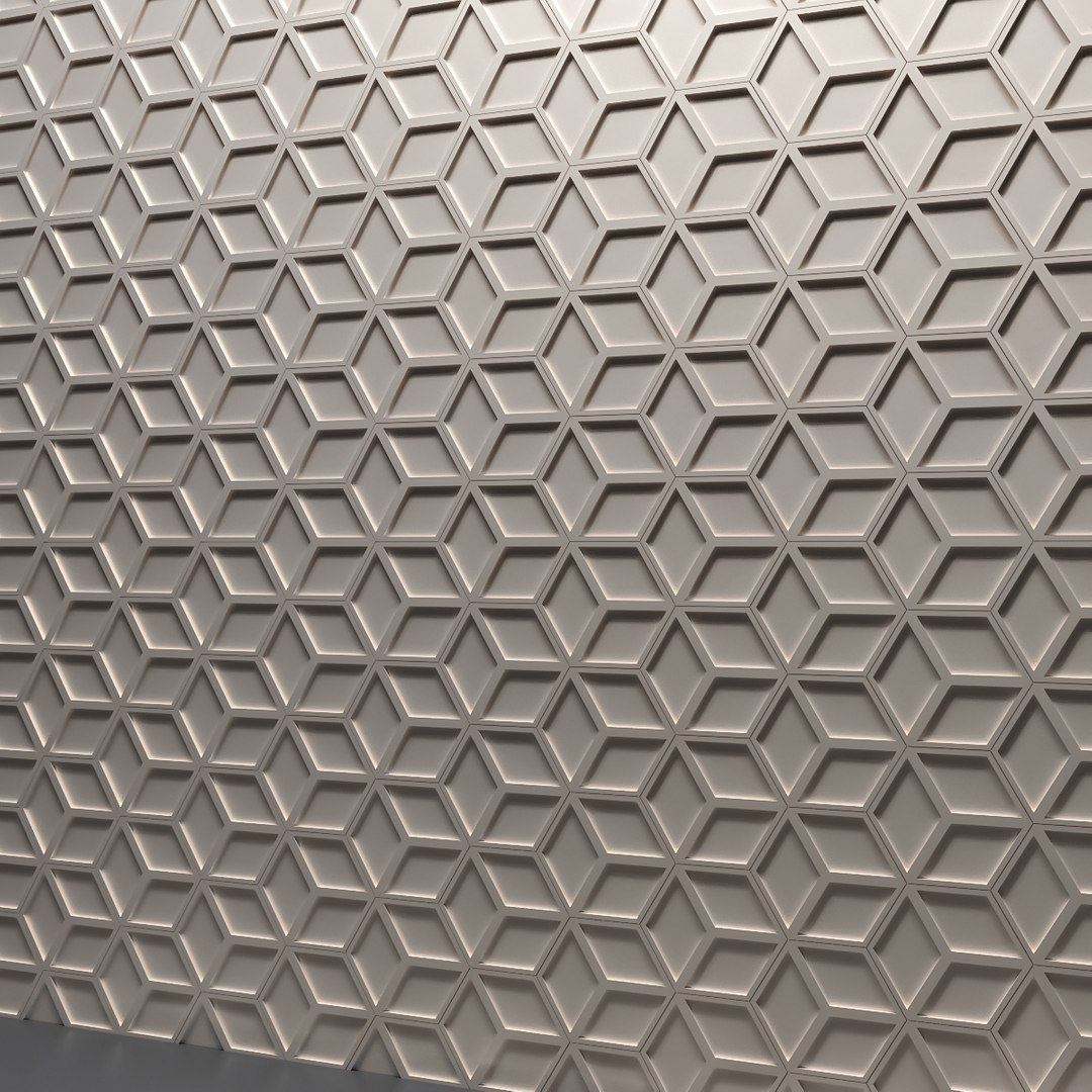 3D Decorative Gypsum Panel - TurboSquid 1534542