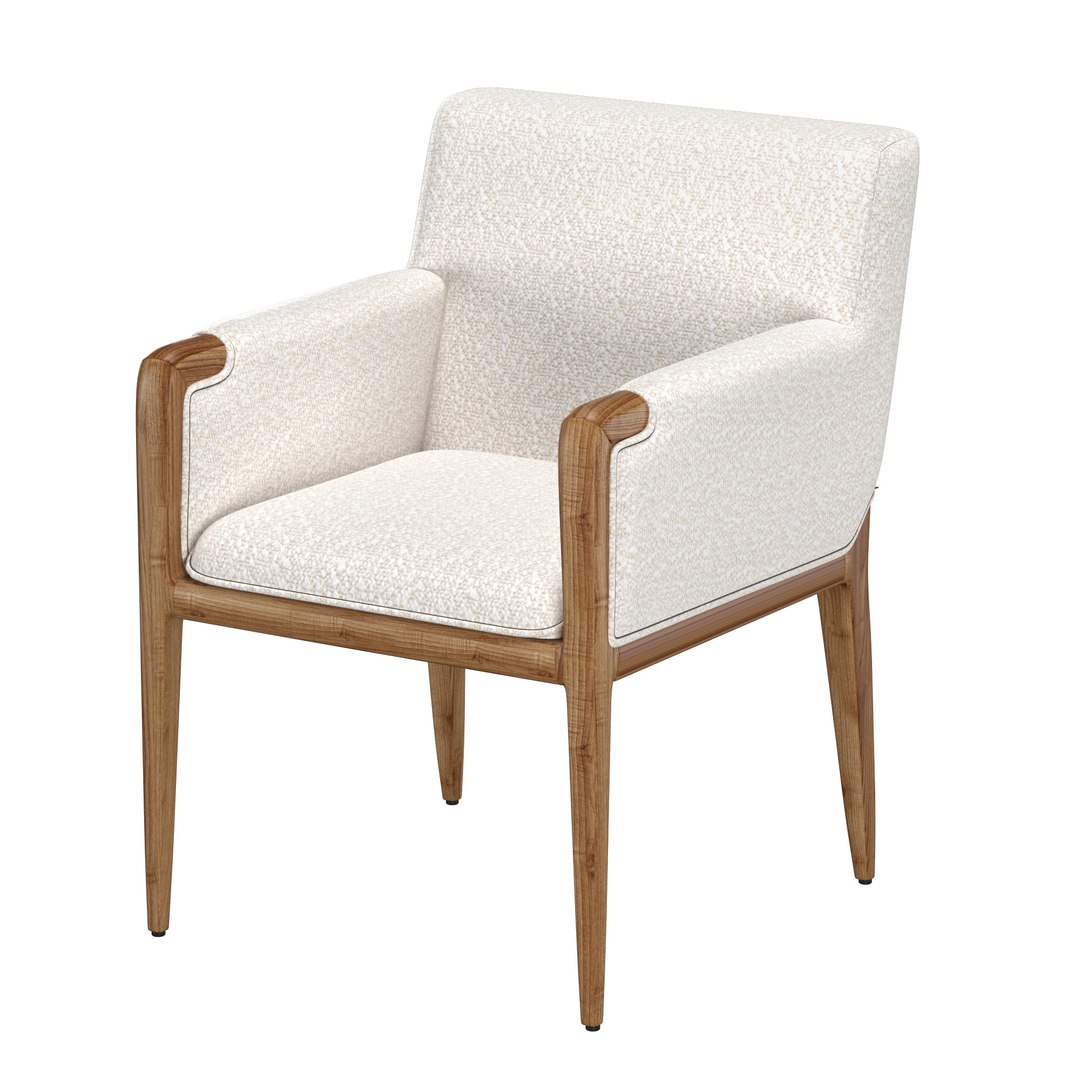 3D Huxley Table Ledger Chair Dining SET - TurboSquid 2398632