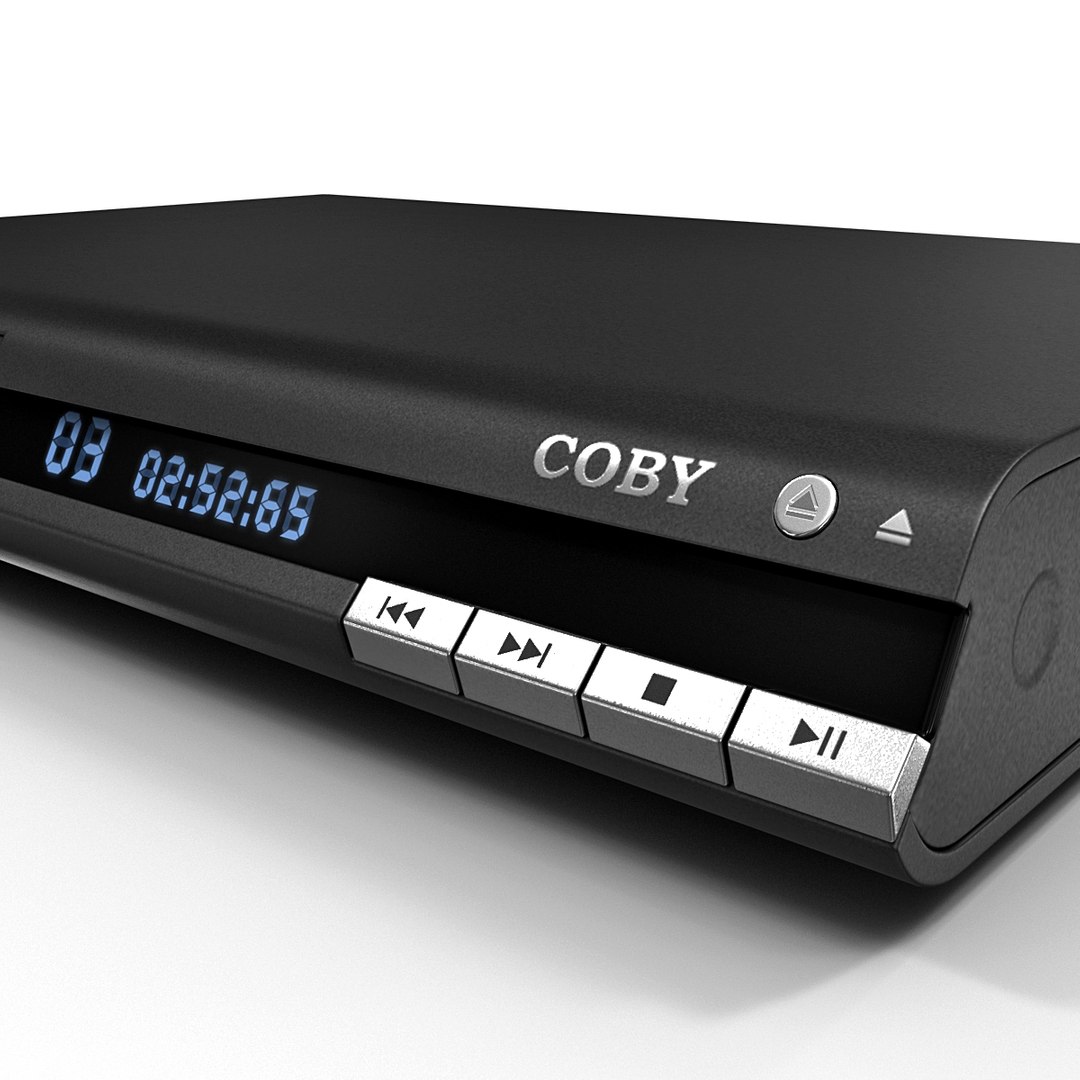 Dvd Player Coby 3 3d Model