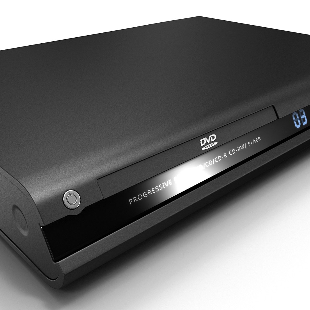 Dvd Player Coby 3 3d Model