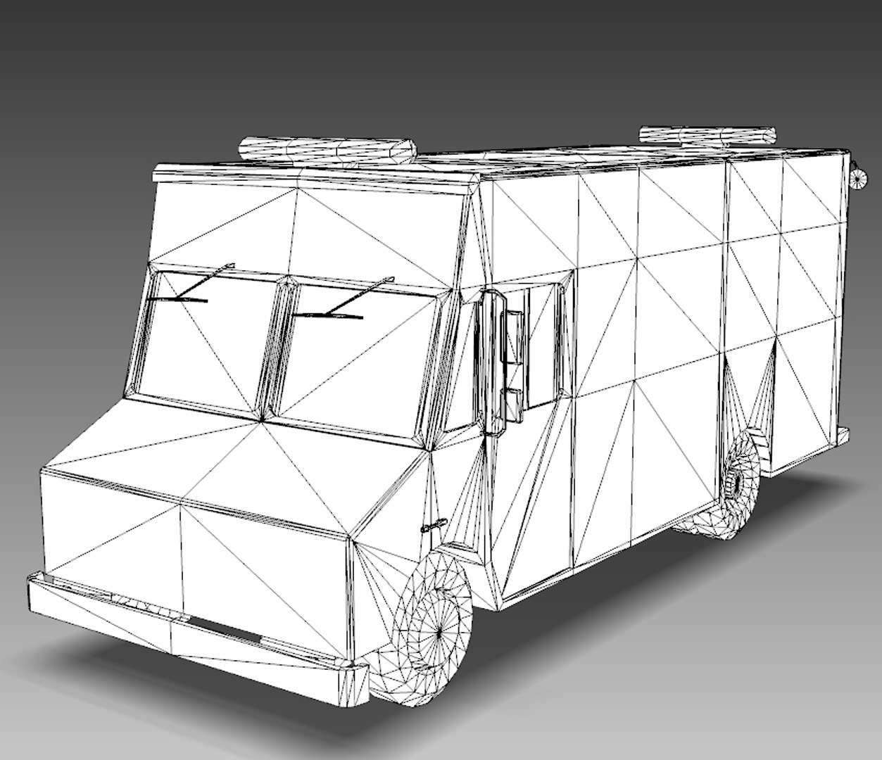 Step Van Swat Cars Model - TurboSquid 1355440