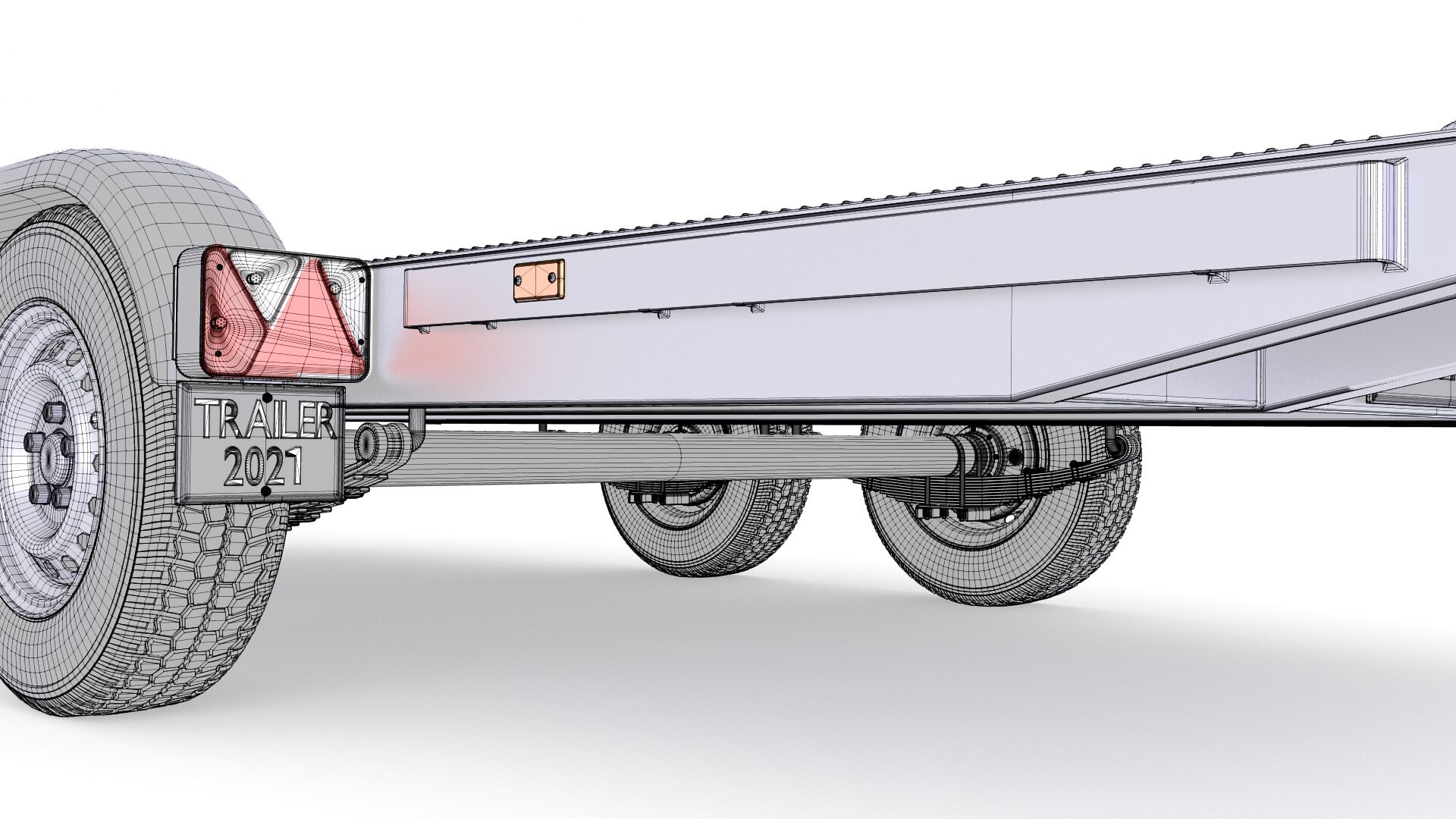 Heavy Duty Cargo Trailer 27 Model - TurboSquid 1757284