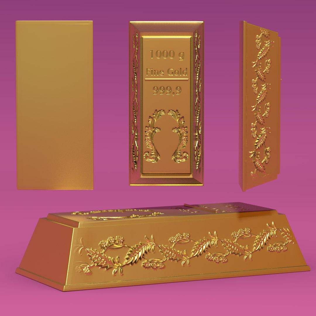 Lingote De Oro - Gold Bar 3D - TurboSquid 1946681