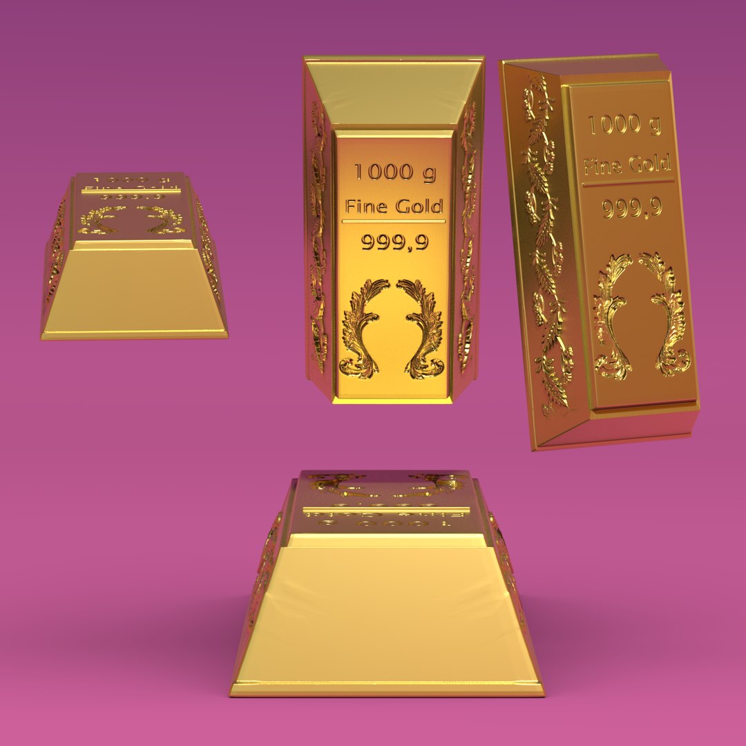 Lingote De Oro - Gold Bar 3D - TurboSquid 1946681