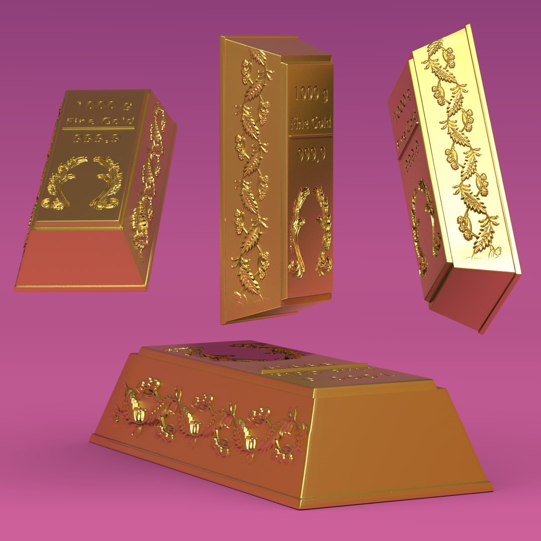 Lingote De Oro - Gold Bar 3D - TurboSquid 1946681