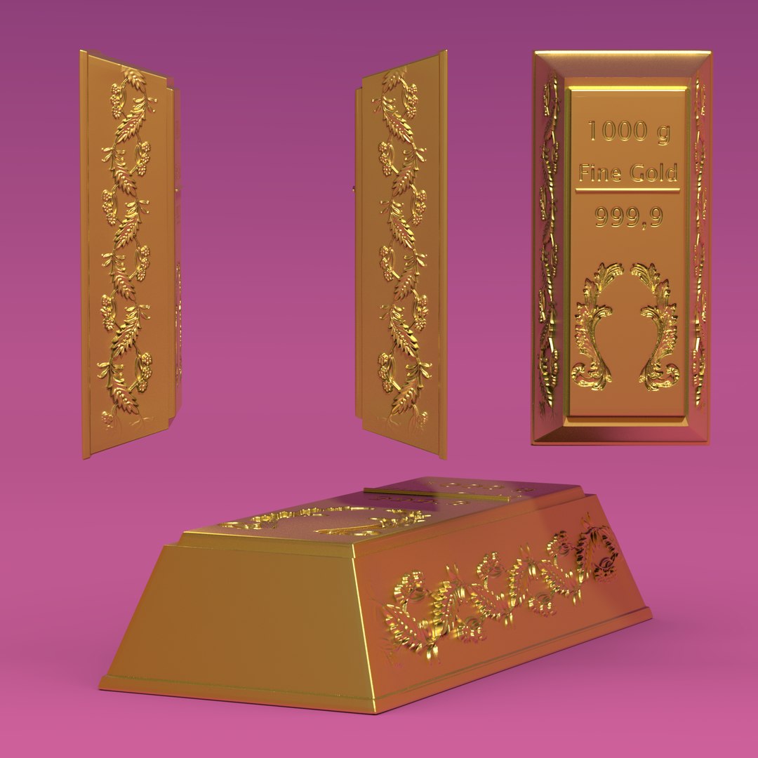 Lingote De Oro - Gold Bar 3D - TurboSquid 1946681