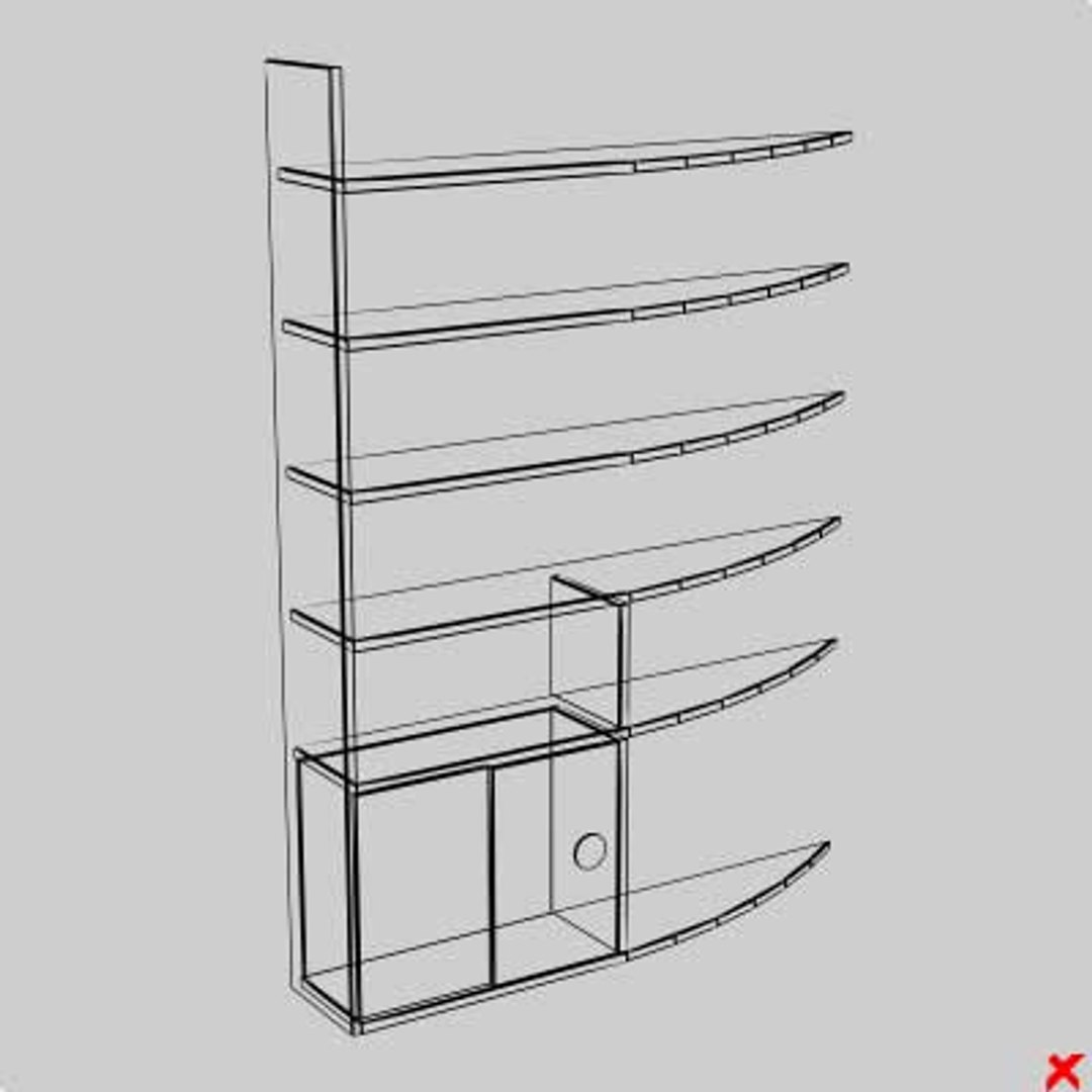 Free Shelves 3d Model