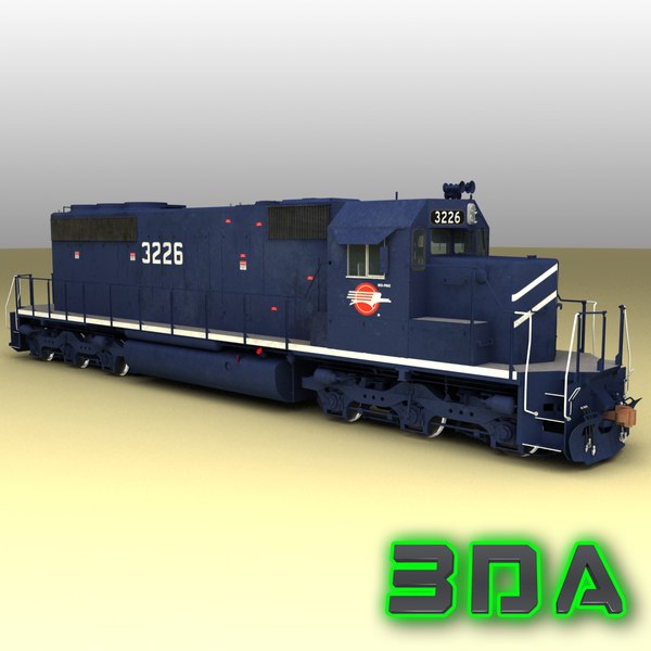 Diesel-Electric Locomotive 3D Models for Download | TurboSquid