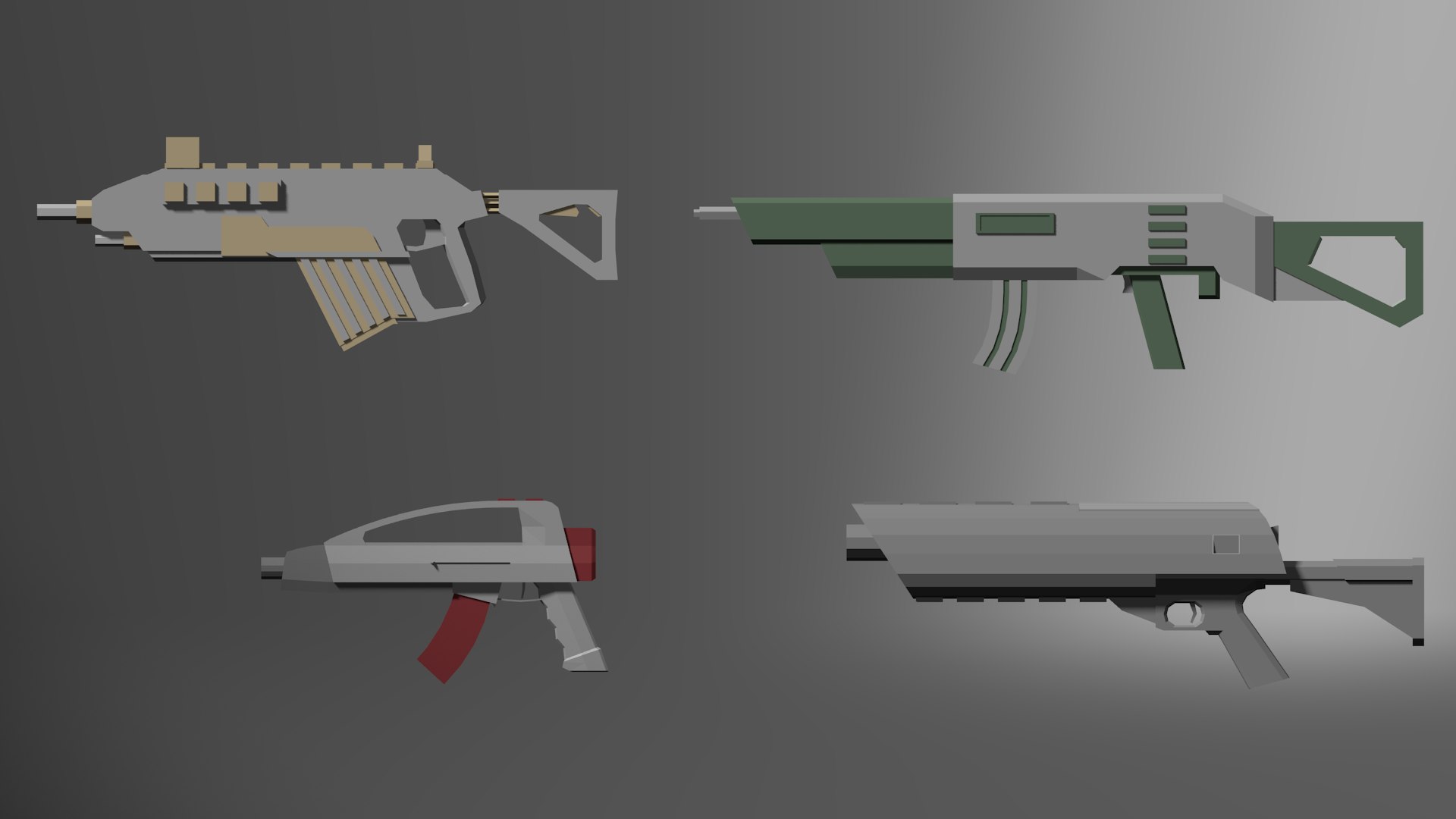 3ds Max Weapons Pack