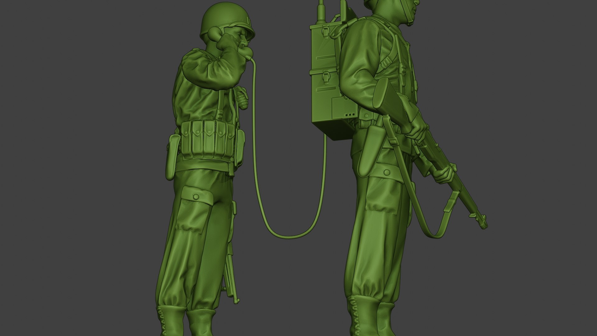 3D model american soldier ww2 engineer - TurboSquid 1621252