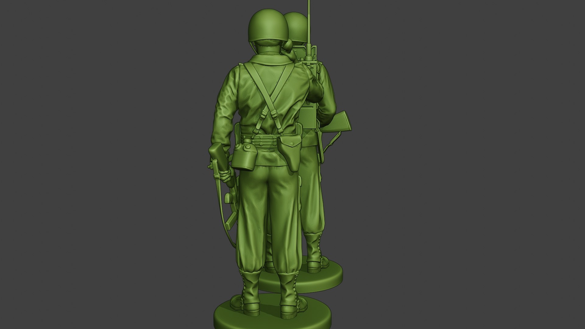 3D Model American Soldier Ww2 Engineer - TurboSquid 1621252