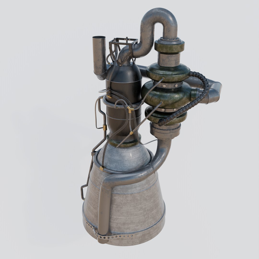 3D Rocket Engine - TurboSquid 2248435