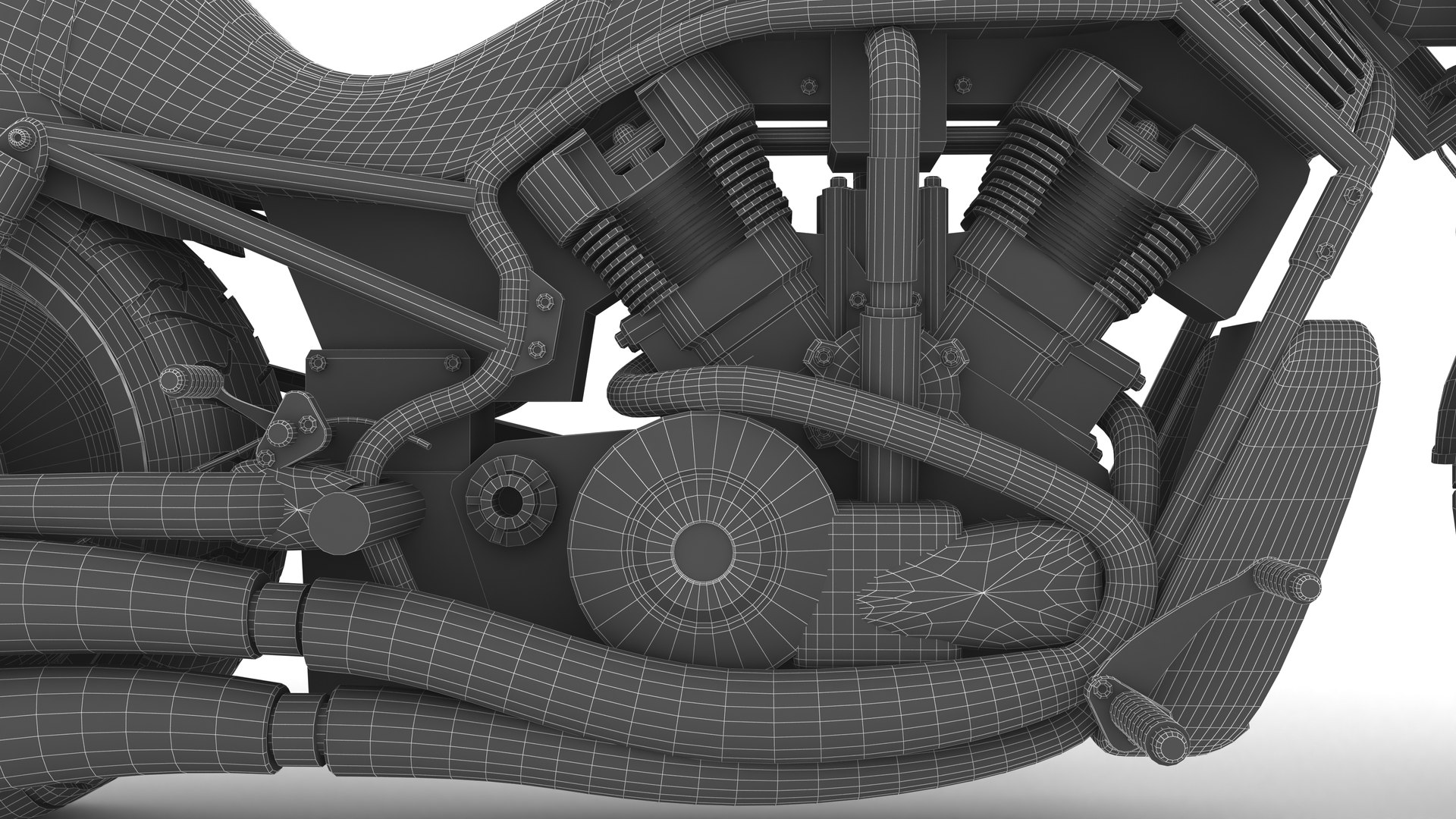 Chopper Biker 3 4K 3D Model - TurboSquid 2242964