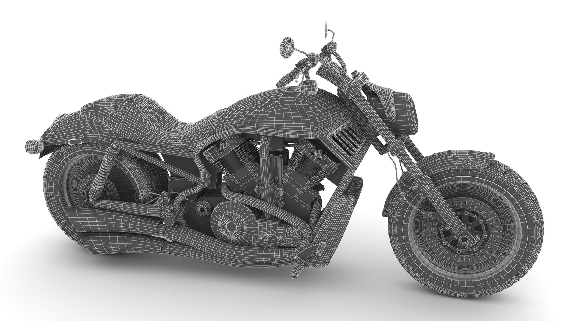 Chopper Biker 3 4K 3D Model - TurboSquid 2242964