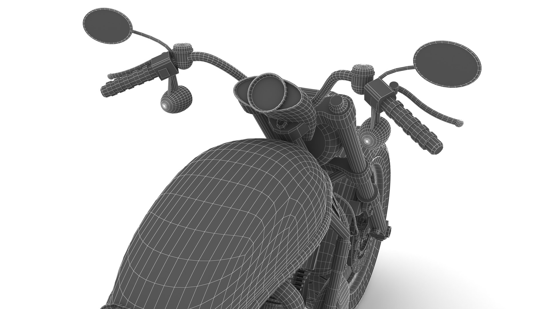 Chopper Biker 3 4K 3D Model - TurboSquid 2242964