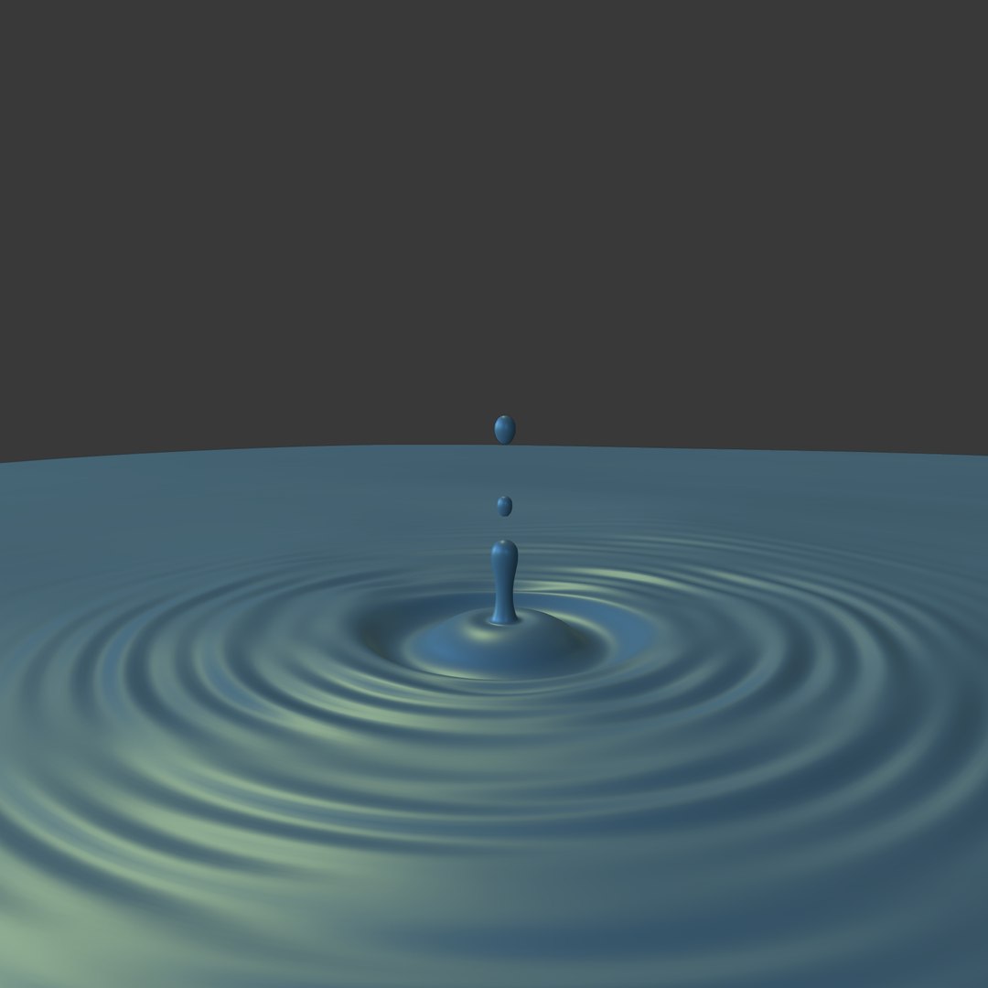Water - Rain Drop 3D - TurboSquid 1730748