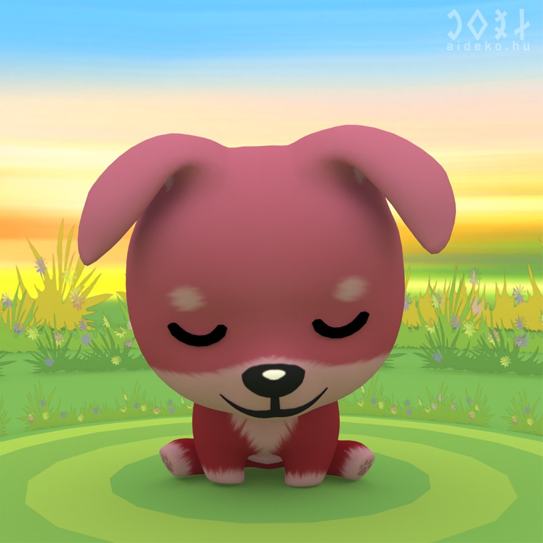 Cute Doggies 3D Model - TurboSquid 1816188