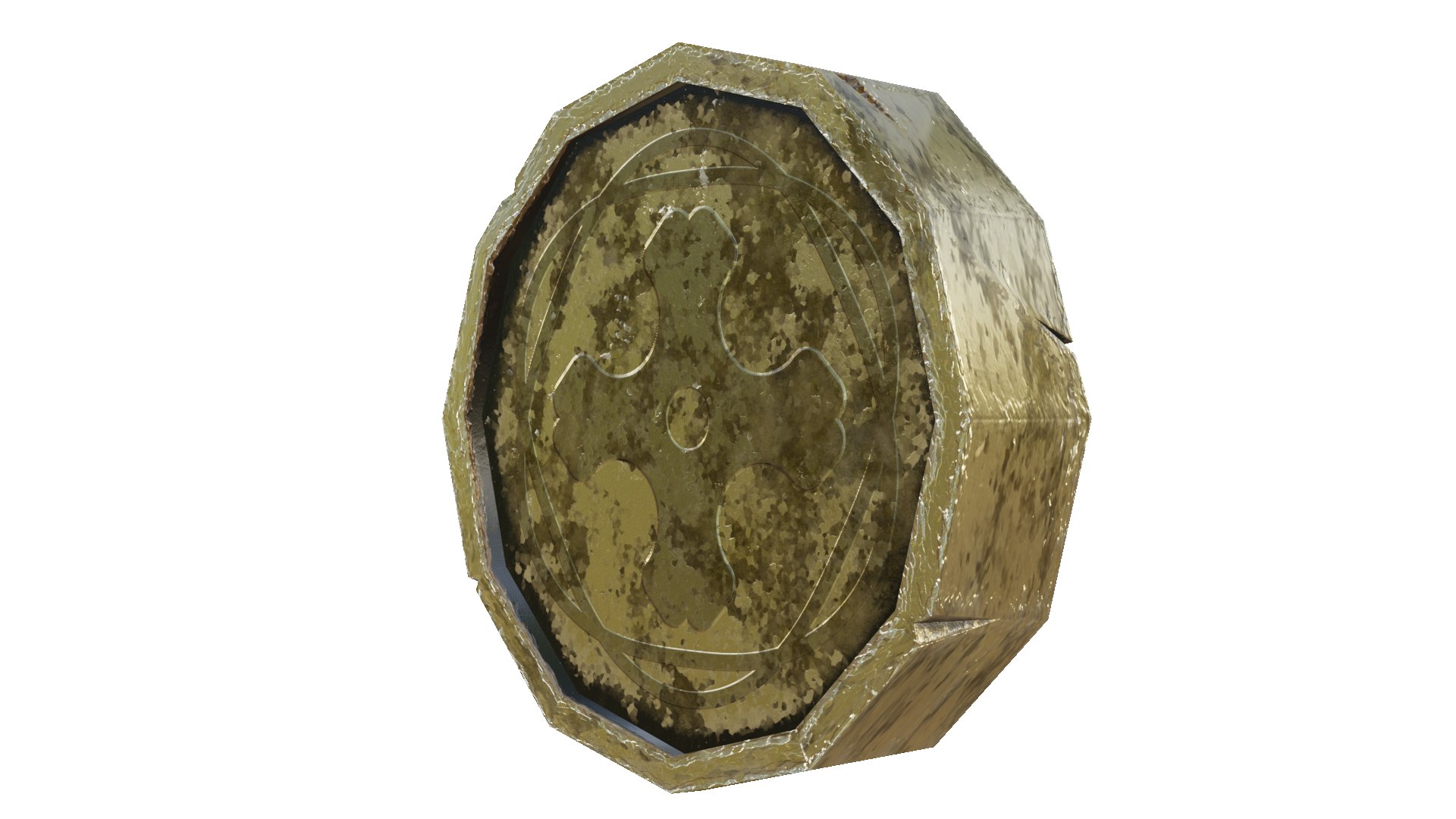 Stylized Low Poly Gold Coin 3D Model - TurboSquid 1973917