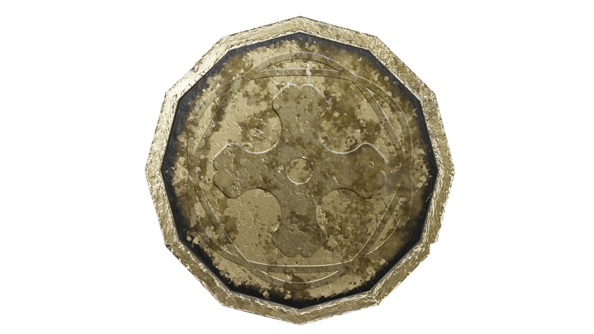 Stylized Low Poly Gold Coin 3D Model - TurboSquid 1973917