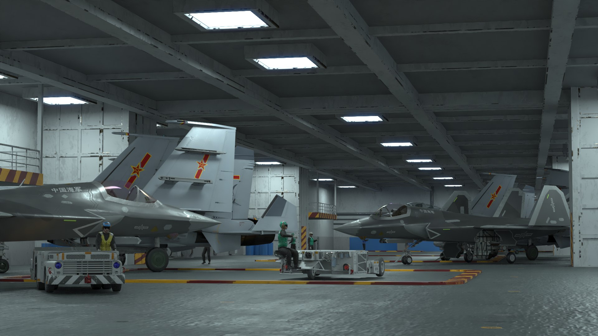 PLA NAVY Type 003 Class Aircraft Carrier Fujian Ship 3D Model ...