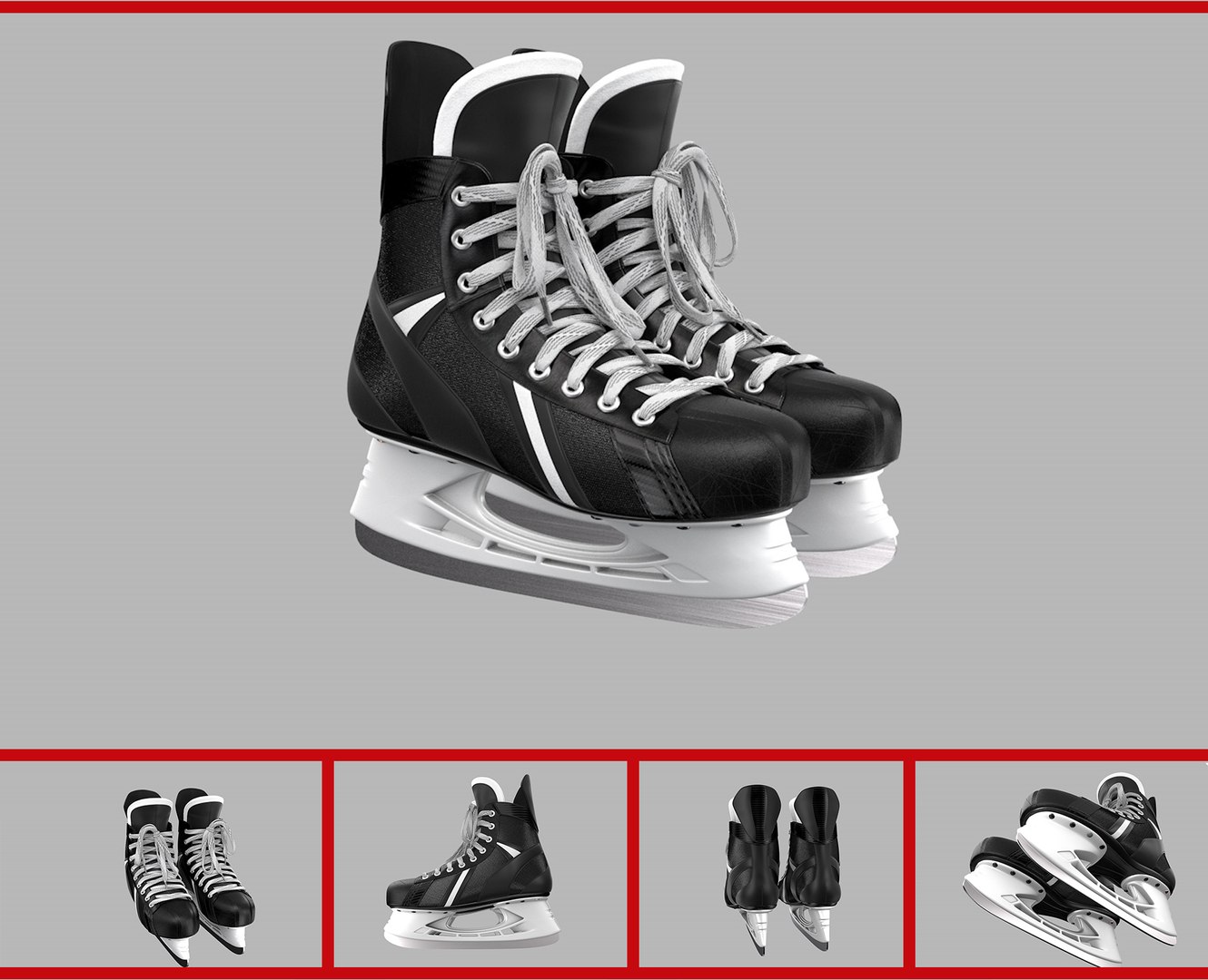 Skates Hockey Model - TurboSquid 1649879