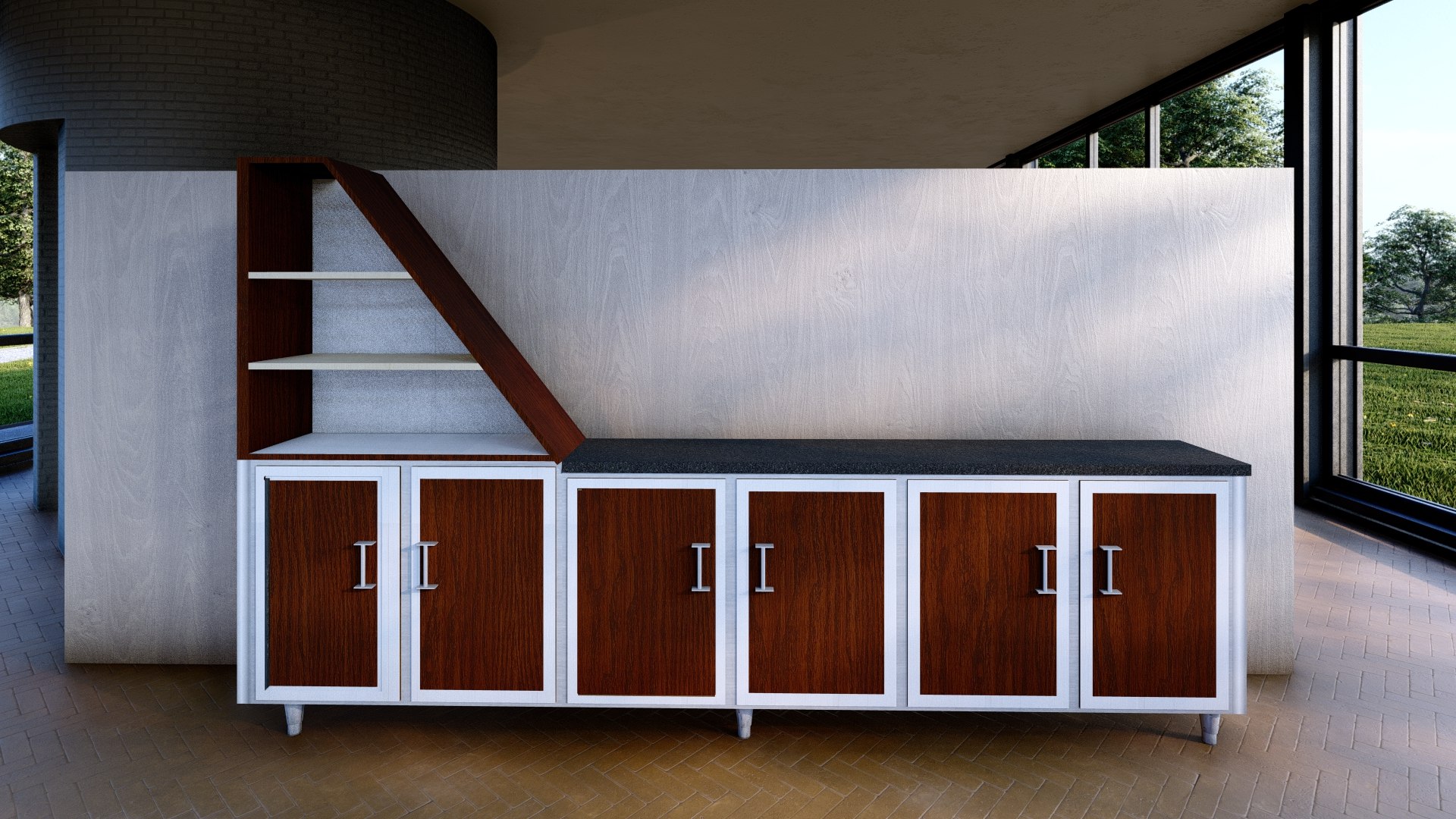 Large Office Cabinet 3D Model - TurboSquid 1952728