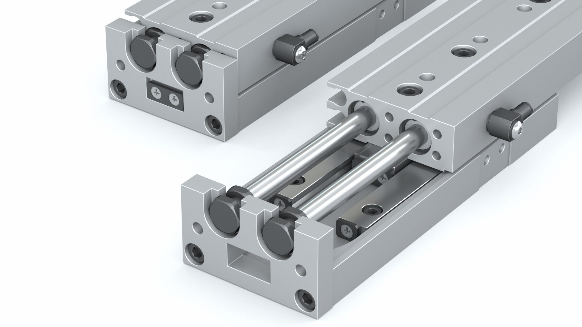 3D Pneumatic Linear Actuator - TurboSquid 2227625