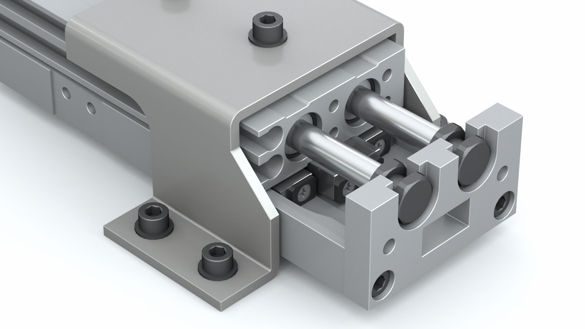 3D Pneumatic Linear Actuator - TurboSquid 2227625