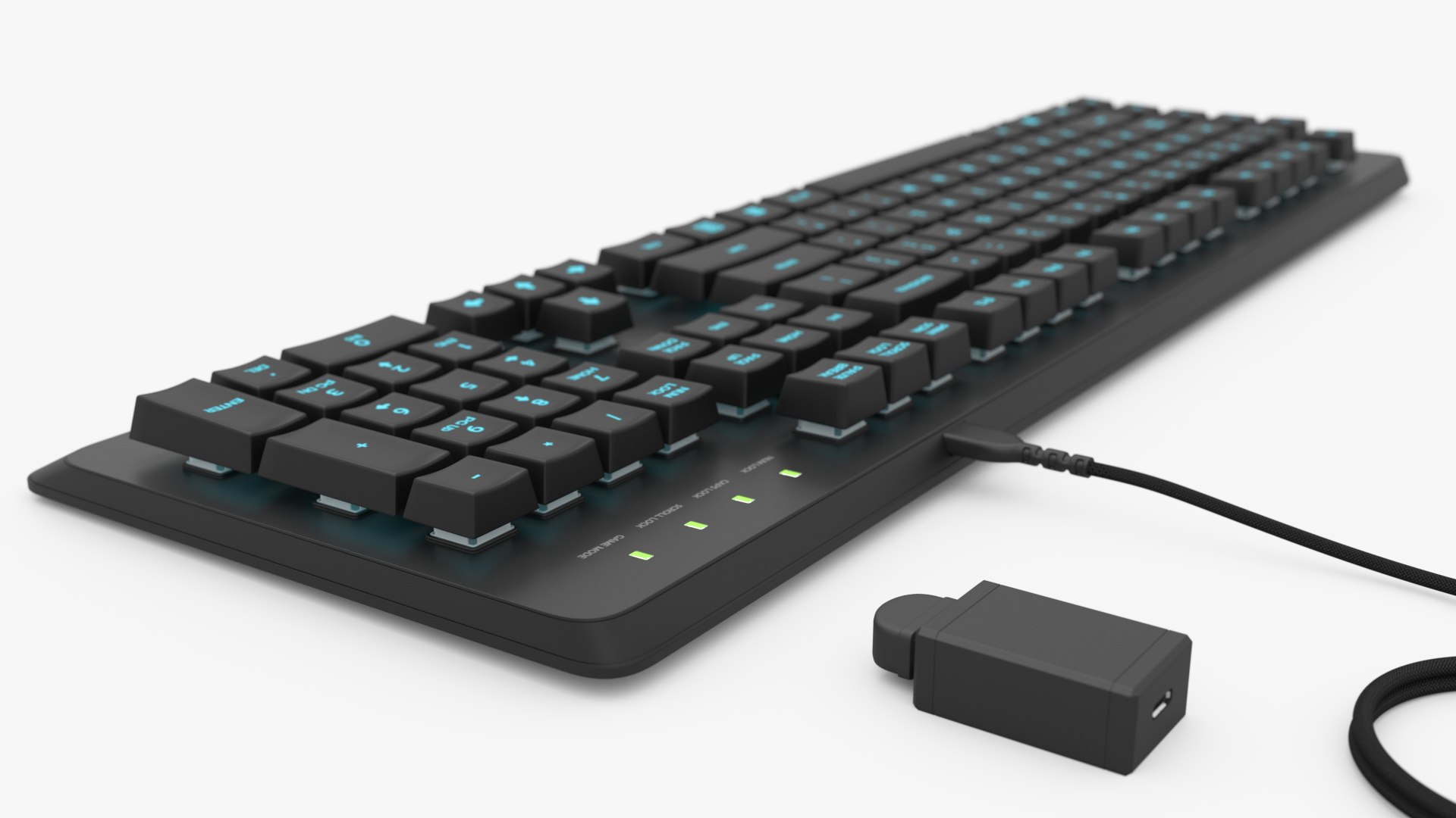 Gaming Keyboard Model - TurboSquid 2140057