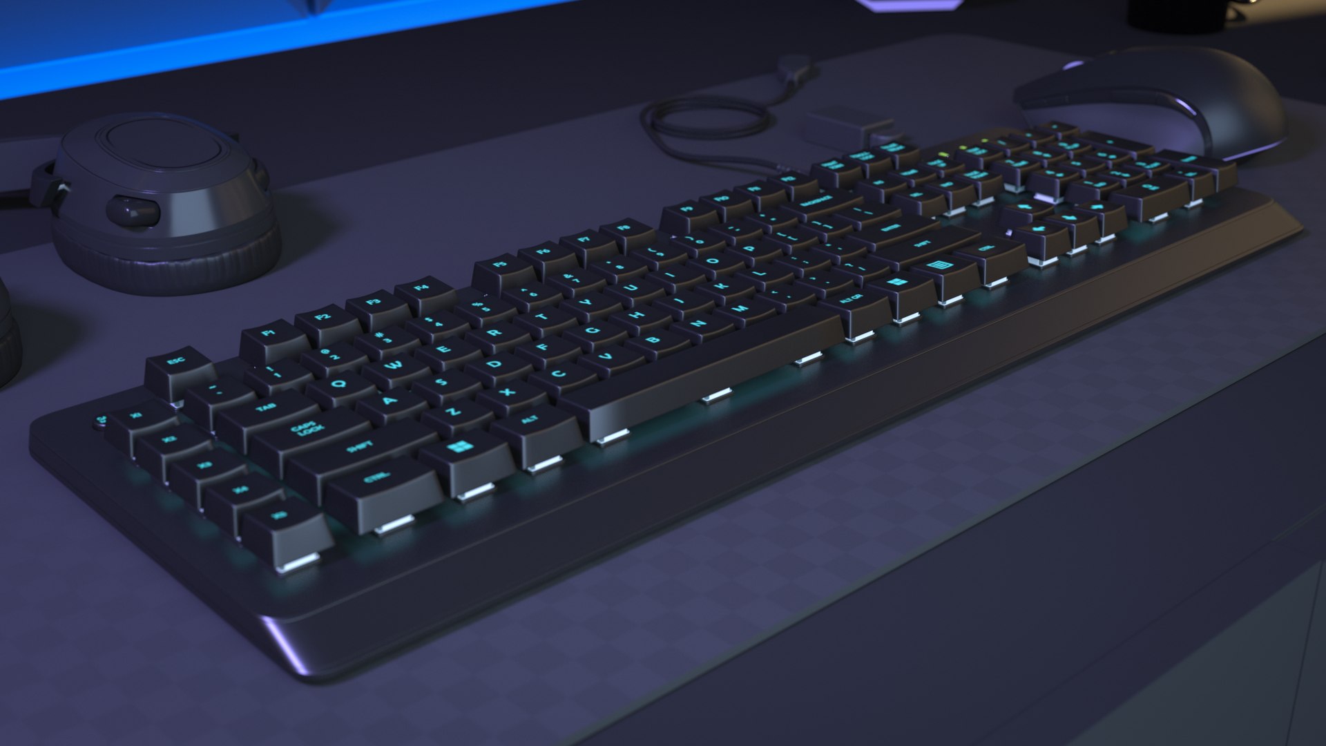 Gaming Keyboard model - TurboSquid 2140057