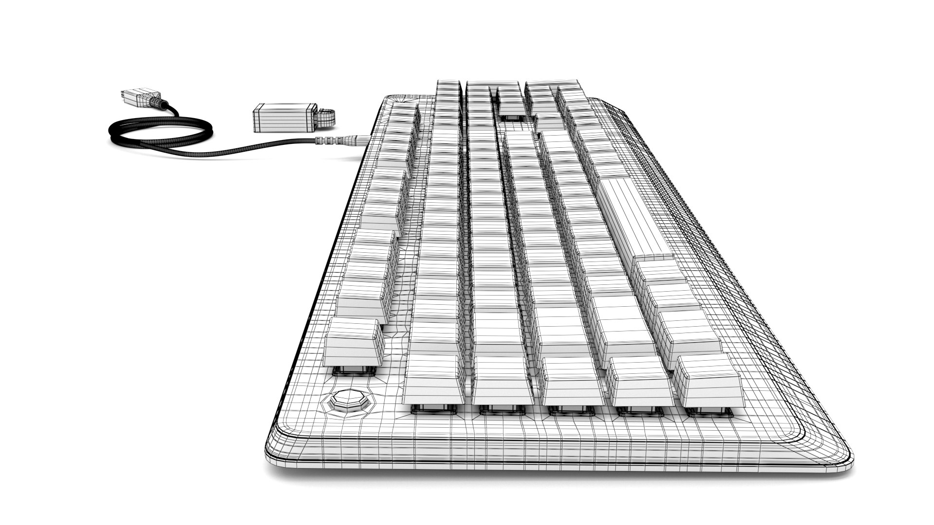 Gaming Keyboard Model - TurboSquid 2140057